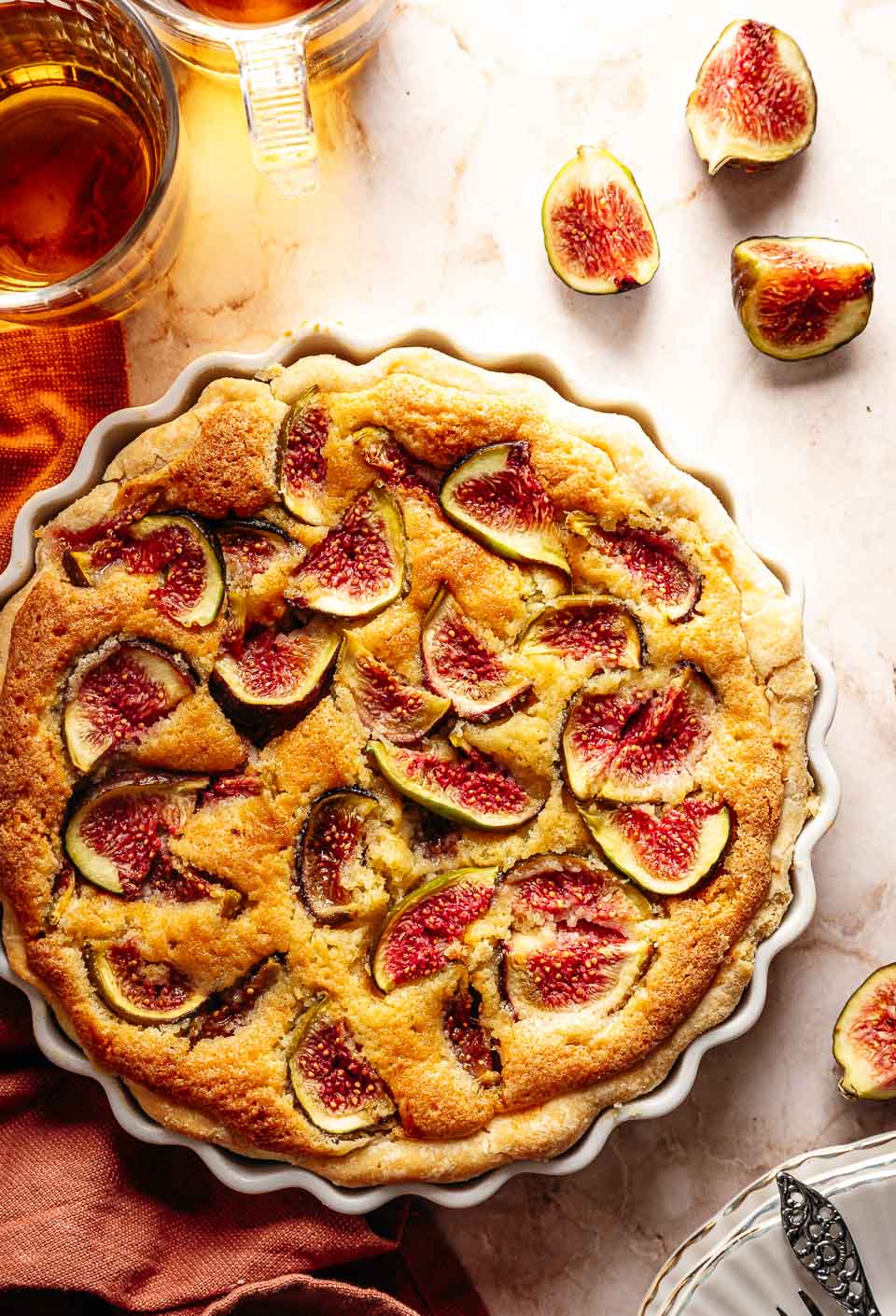 Fig tart - easy recipe with fresh figs | In Eve's Kitchen