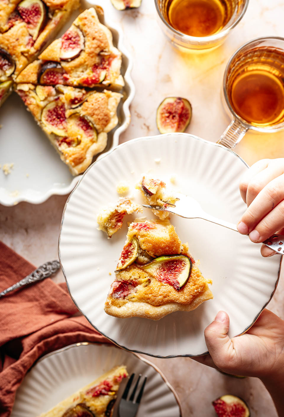 Fig tart - easy recipe with fresh figs | In Eve's Kitchen
